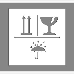 Center of Gravity Stencil | Shipping Stencils | Stencils Online