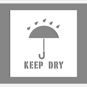 Fragile Keep Up Stencil | Shipping Stencils | Stencils Online