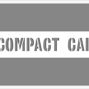 Reserved Stencil | Parking Lot Stencils | Stencils Online