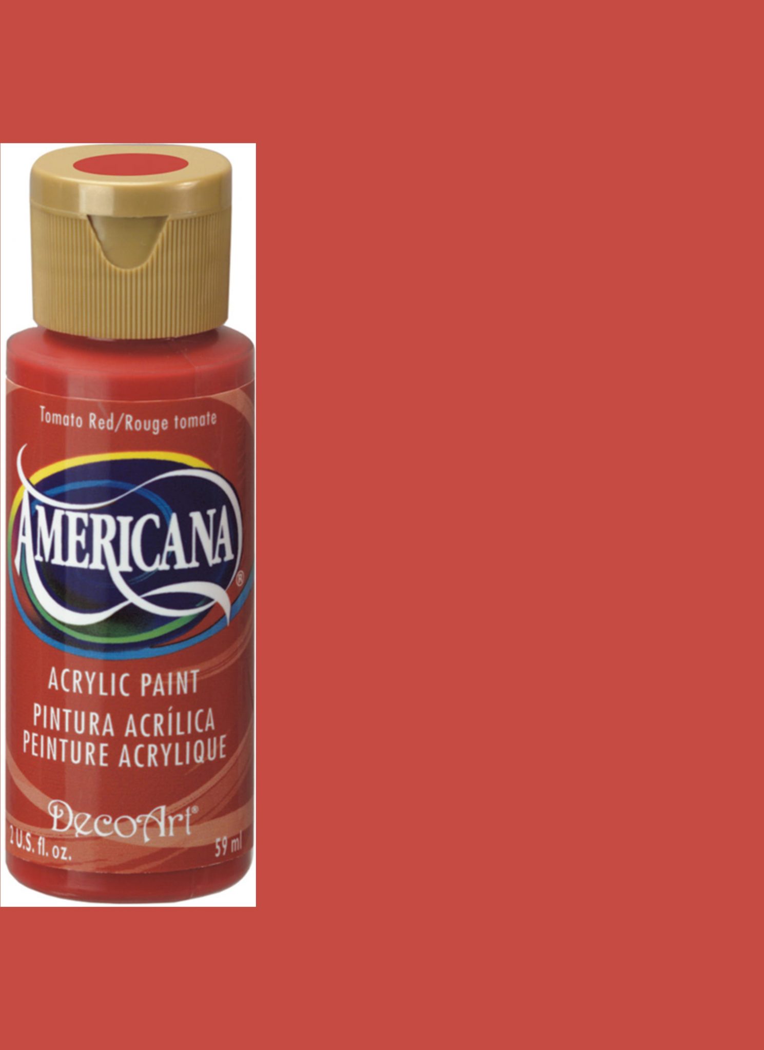 Tomato Red Acrylic Paint | Stencil Supplies | Stencils Online