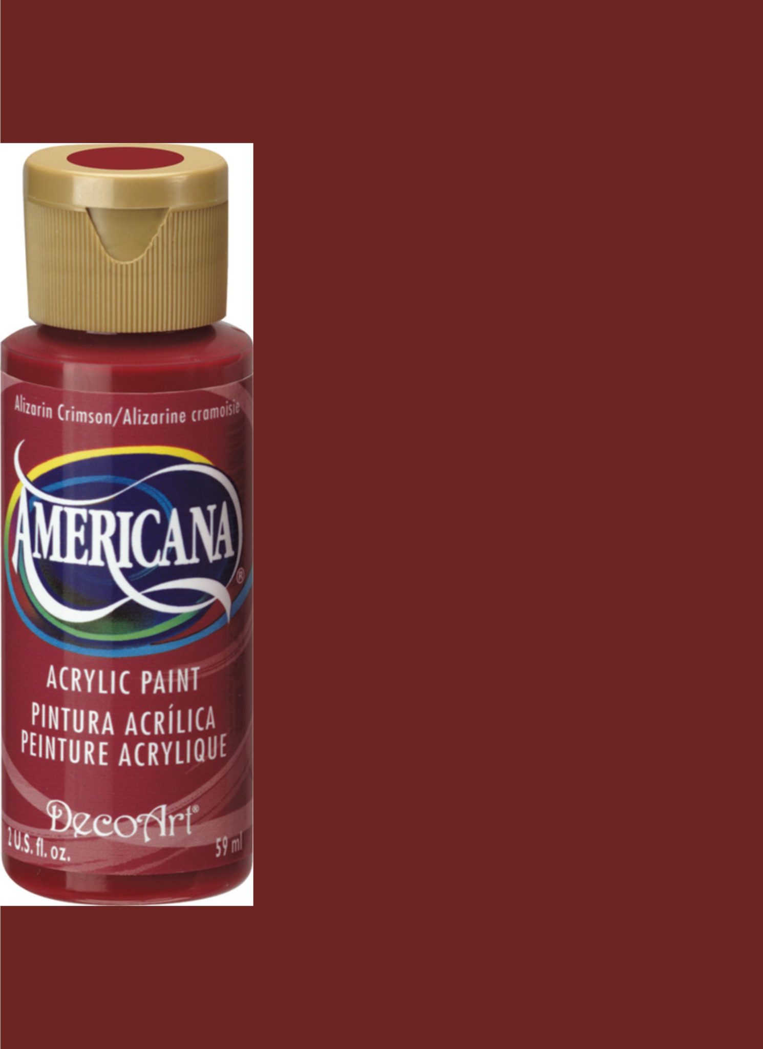 Alizarin Crimson Acrylic Paint | Stencil Supplies | Stencils Online