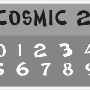 Old English Number Stencil | Stencil Numbers | Stencils Online