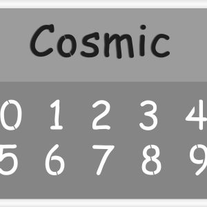 Charlesworth Font Number Stencil | Stencil Numbers | Stencils Online